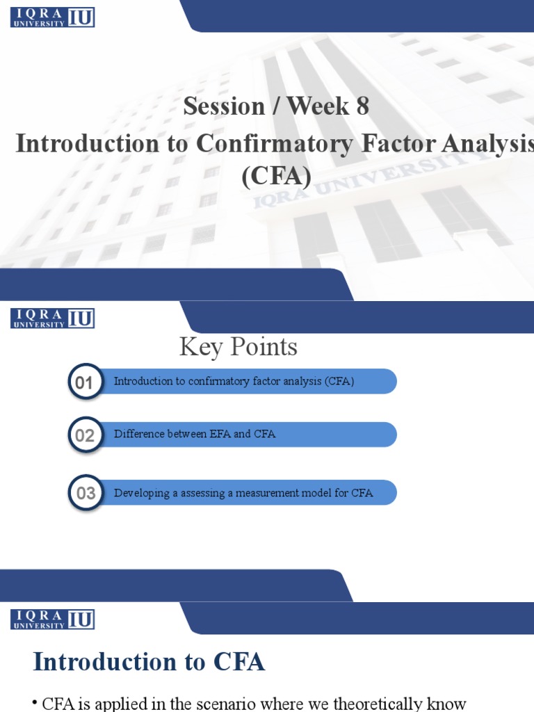 Introduction to CFA Analysis(1) | PDF | Validity (Statistics) | Factor ...
