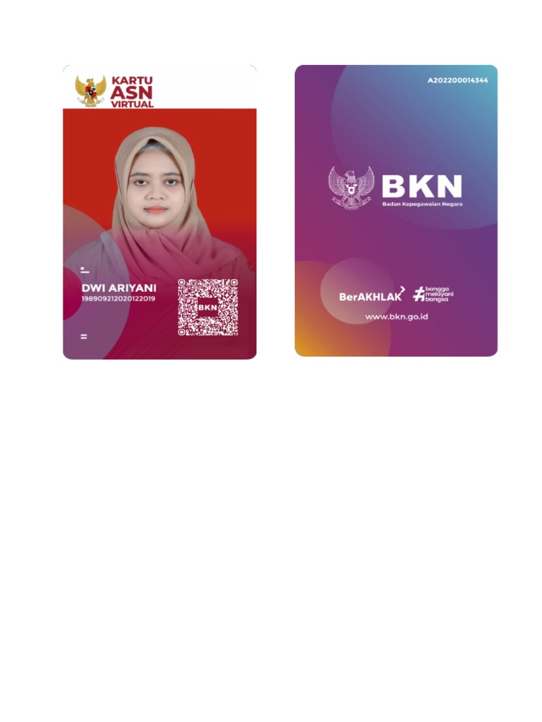 Kartu Asn New | PDF