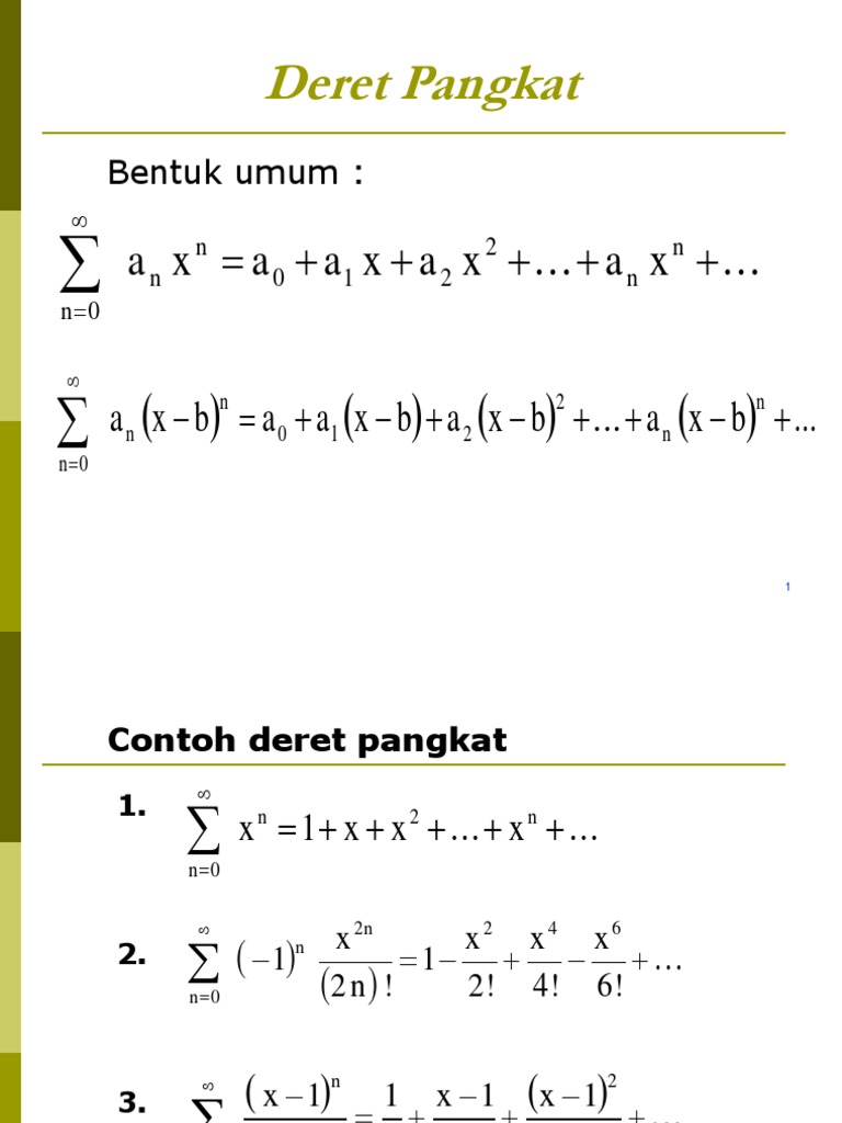 5-Deret Pangkat | PDF