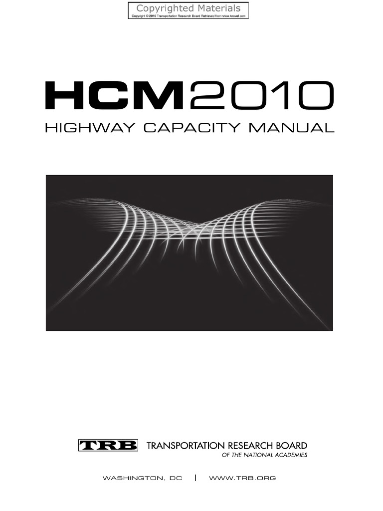 Highway Capacity Manual 2010 PDFDrive | PDF | Interchange (Road ...