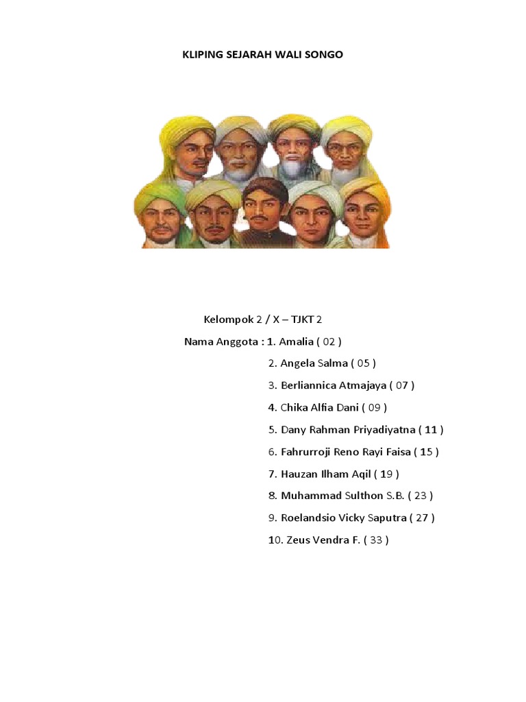 Kliping Sejarah Wali Songo | PDF