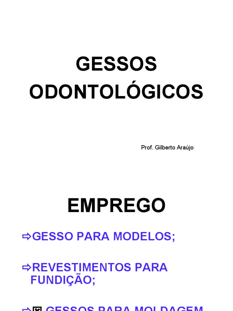 GESSO | PDF | Gipsita | Desinfetante