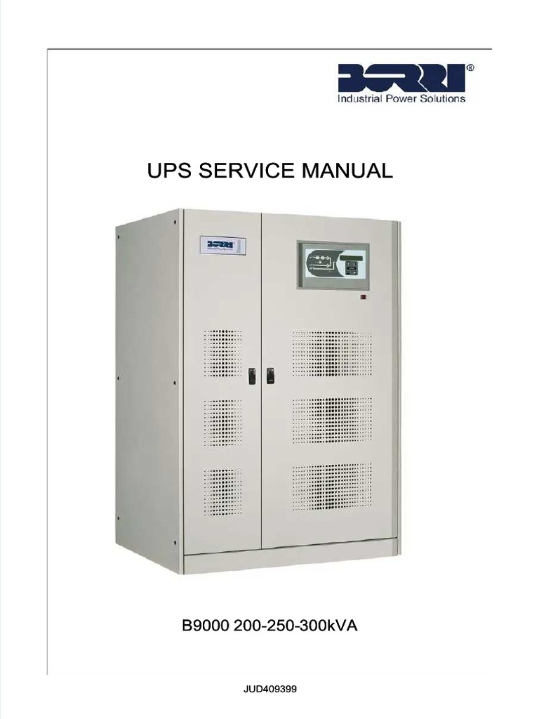 Borri Ups b9000 Ups Service Manual - Compress | PDF | Power Inverter ...