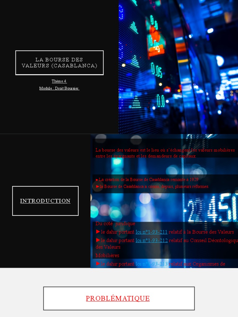 Bourse Des Valeurs Finale 2 | PDF | Bourse des valeurs | Investisseurs