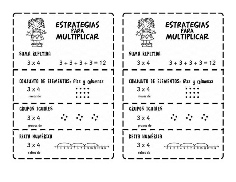 Estrategias para multiplicar | PDF