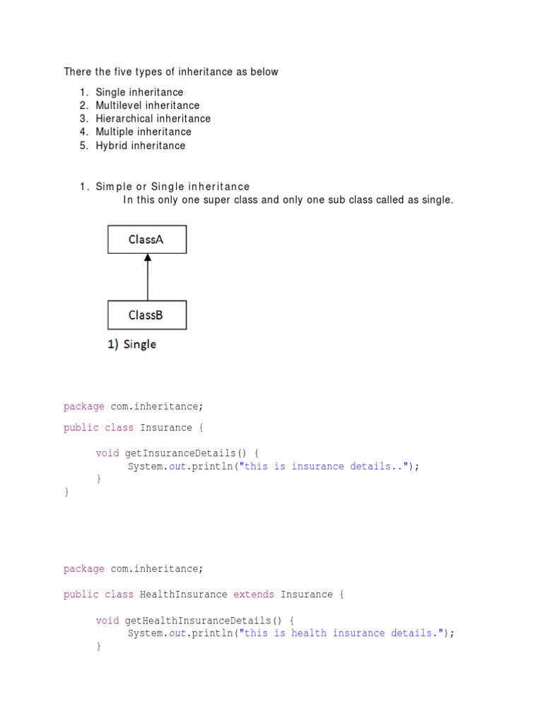Inheritance 2 Download Free Pdf Inheritance Object Oriented Programming Software Development 7107