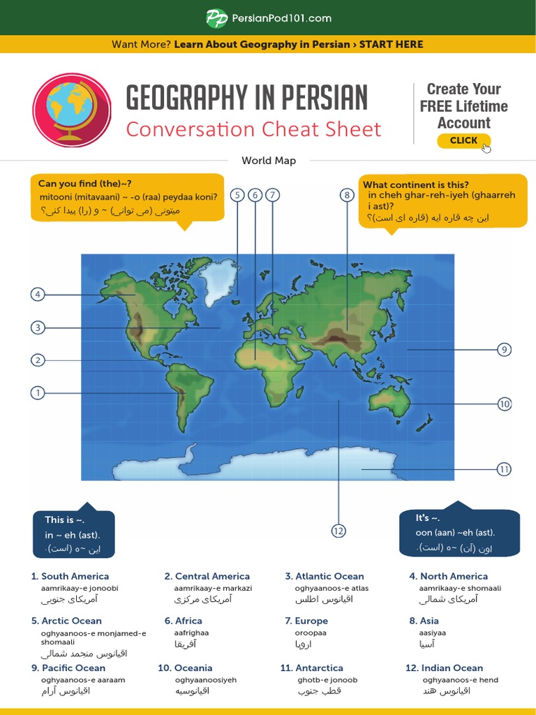 Geography Persian | PDF | Geography | Global Natural Environment