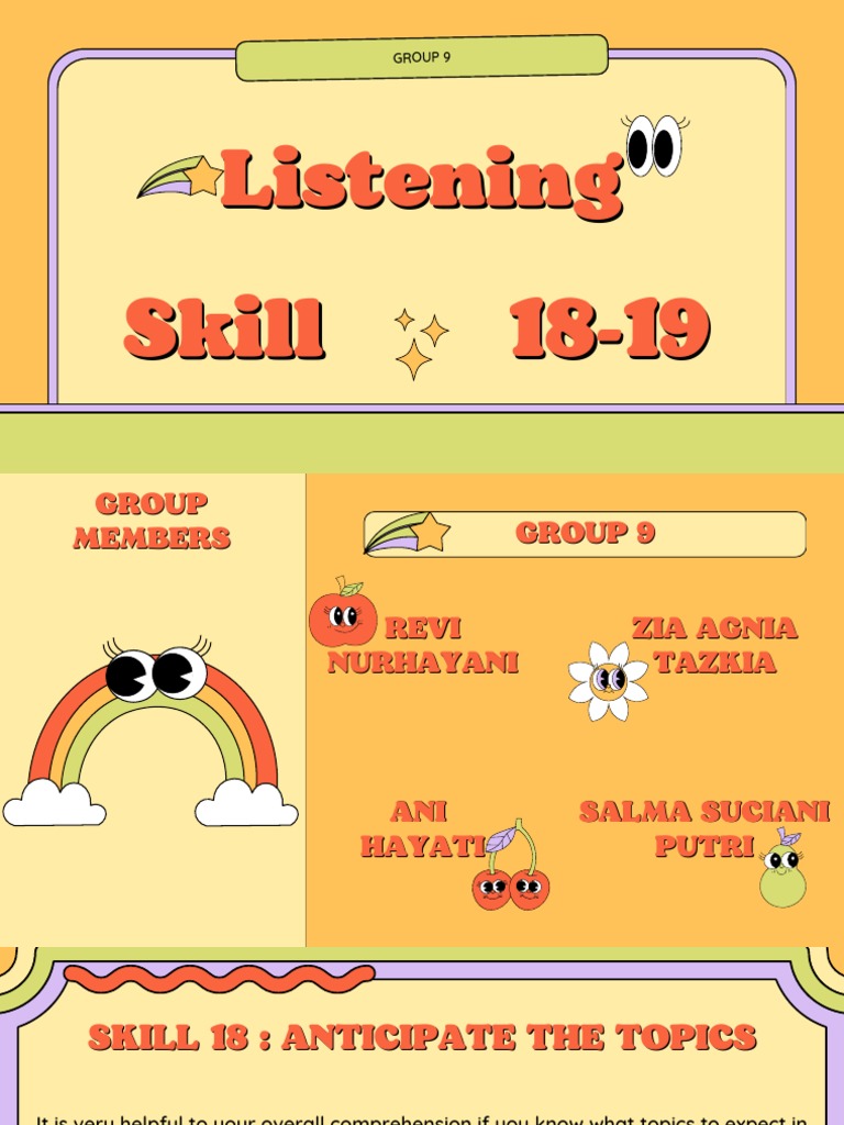 Listening 18 - 19 Kel 9 - 4a | PDF | Conversation | Question