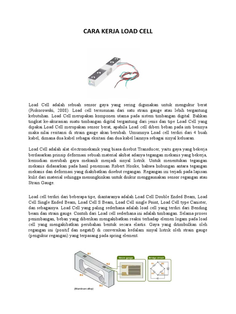Putri Rebekka 240110180080 LOAD CELL | PDF