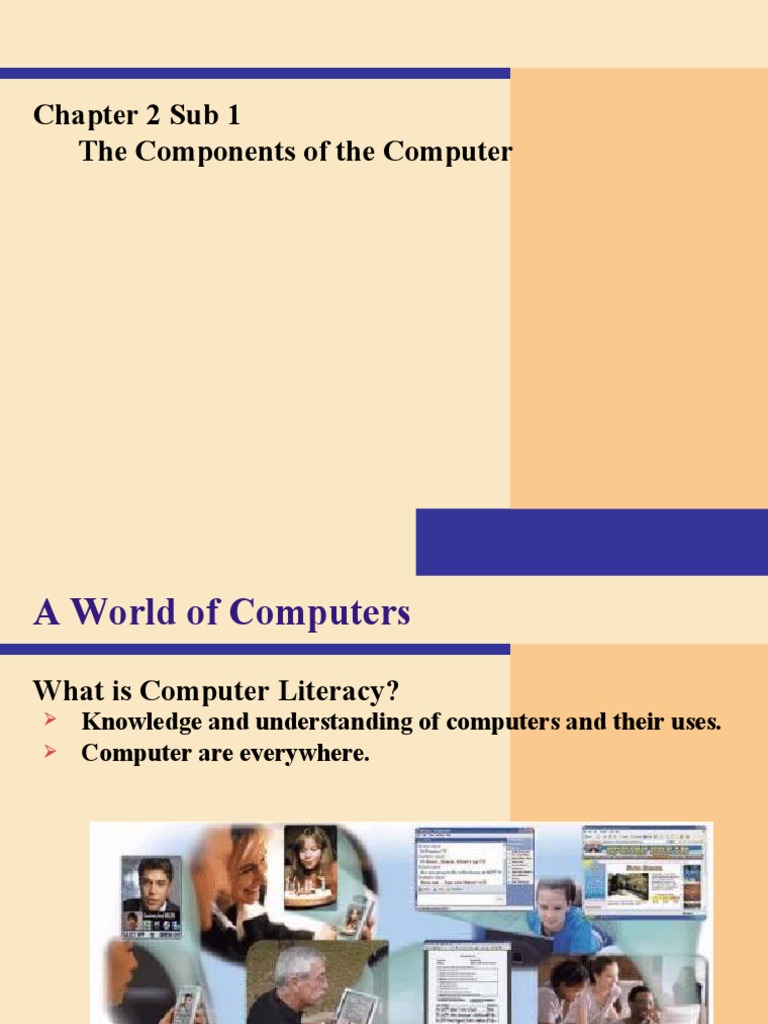 Lecture2a The Computer Pdf Computer Data Storage Computer Hardware 