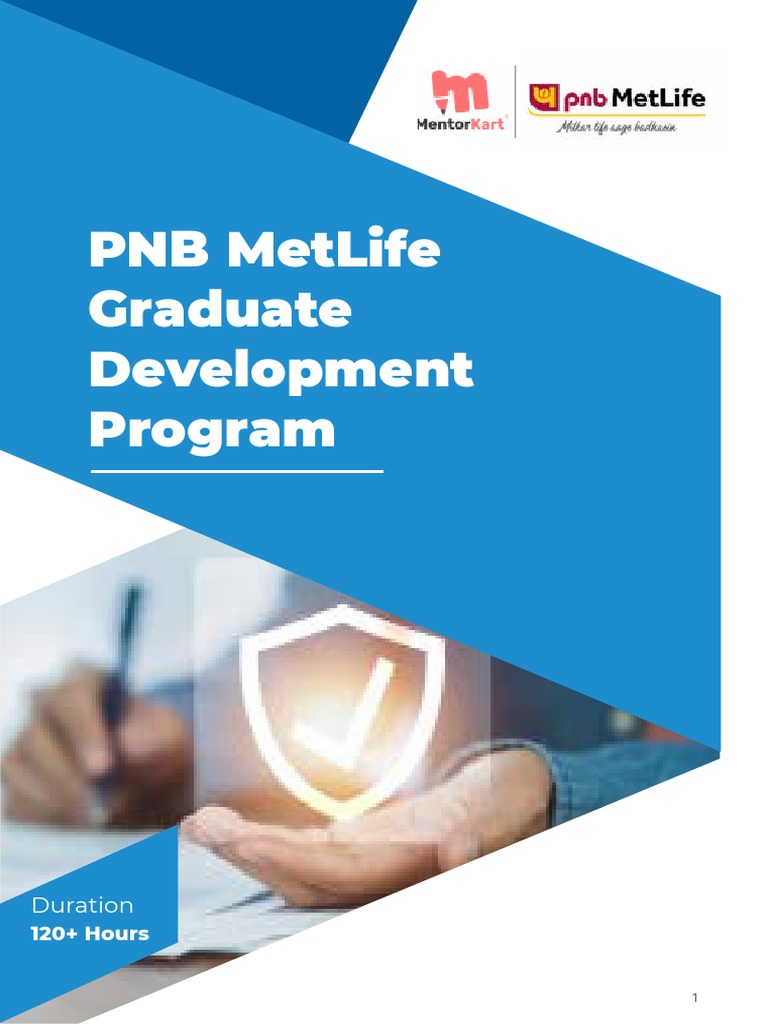 PNB MetLife Graduate Development Program | PDF
