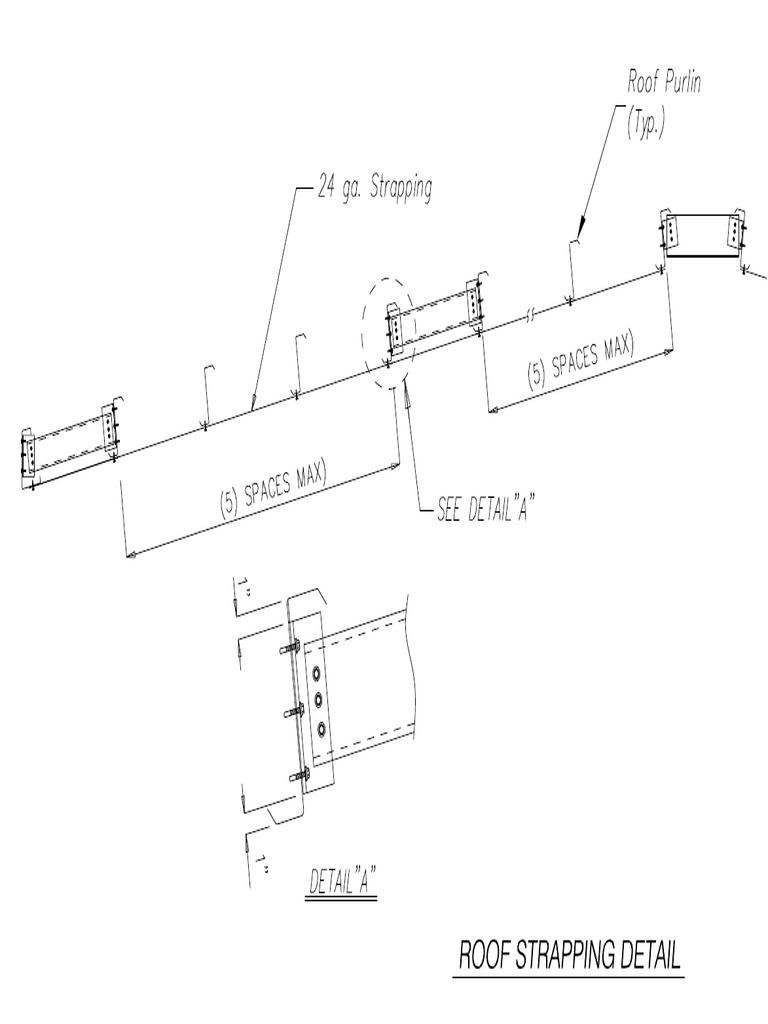 Purlin Strapping Detail Model | PDF