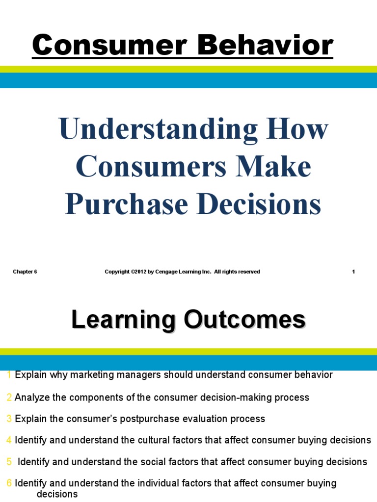 Consumer Behavior Lesson2 2022 2023 | PDF | Behavior | Consumer Behaviour