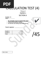 2025 SEA Maths Paper Solutions | PDF | Area | Volume