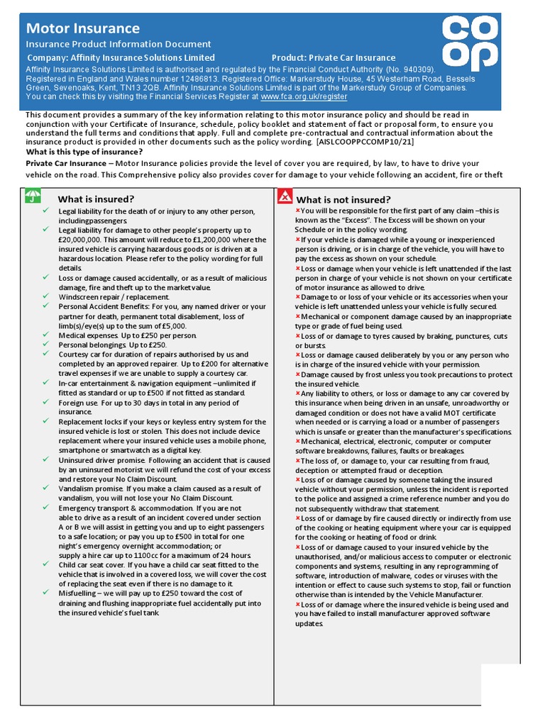5310c8f1-d033-4ac4-8b96-226207a8674a-Ipid | PDF | Vehicle Insurance ...