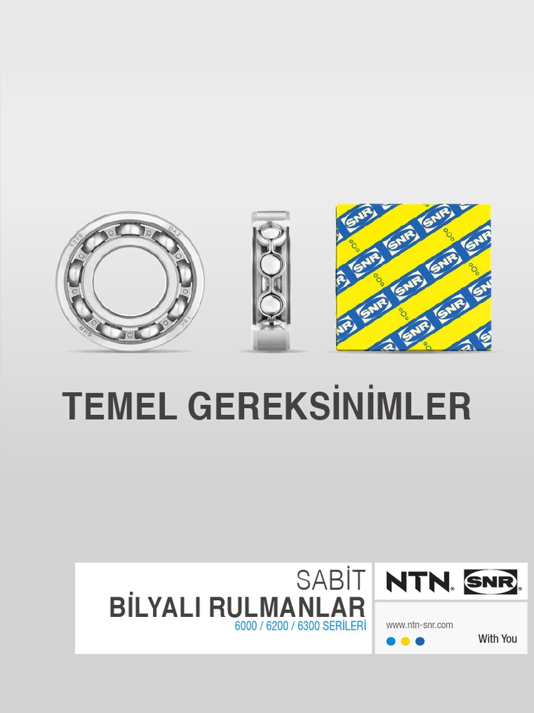 Sabit Bilyali Rulmanlar | PDF