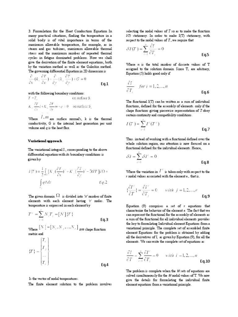 Are Arbitrary,: Variational Approach | Download Free PDF | Finite Element Method | Equations