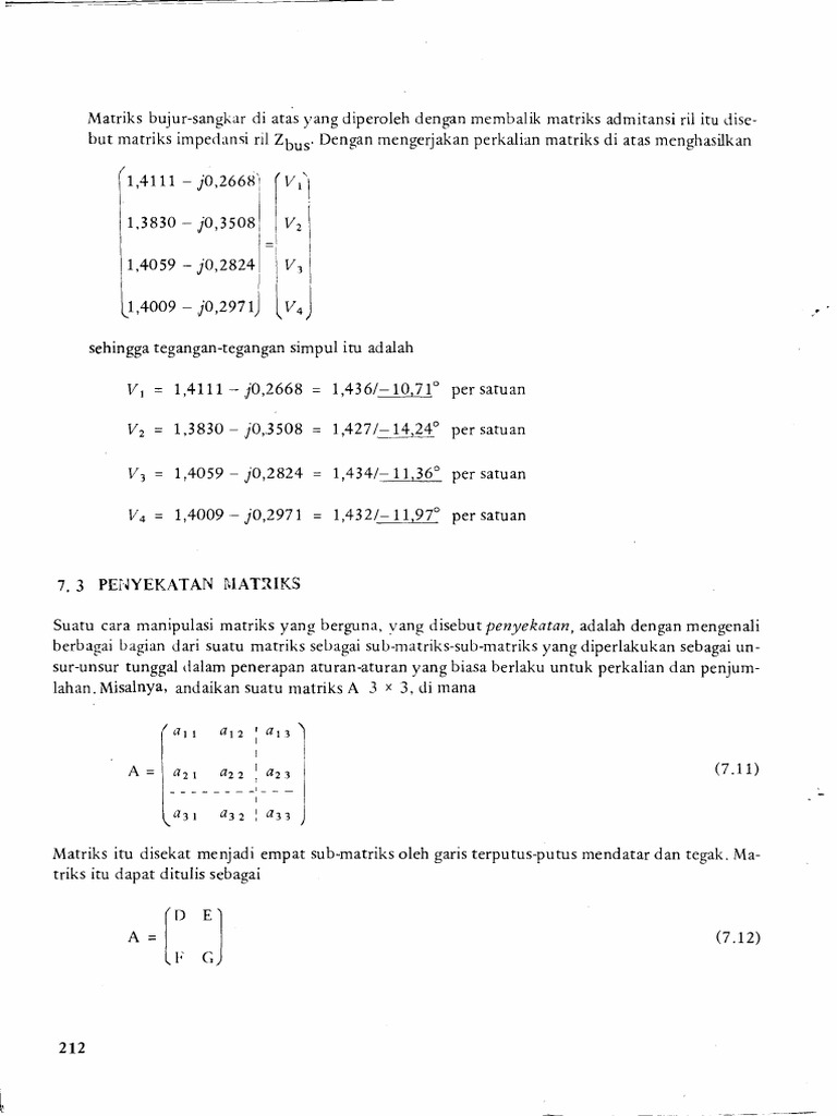 Penyekatan dan Penghapusan Simpul Matriks | PDF