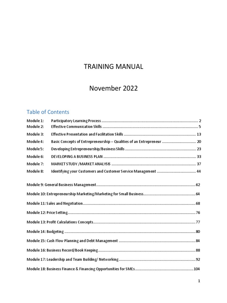 2022-Manual Entrepre.. | PDF | Entrepreneurship | Leadership