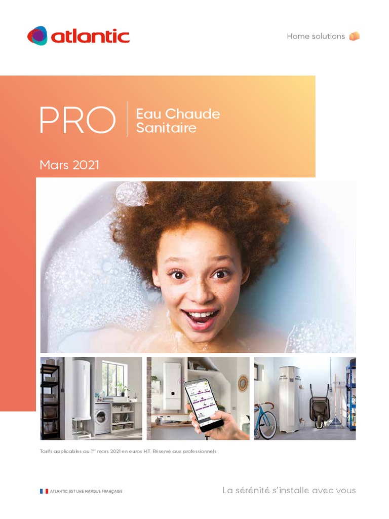 TARIF Atlantic Chauffage & Eau Chaude Sanitaire | PDF | Chaleur ...