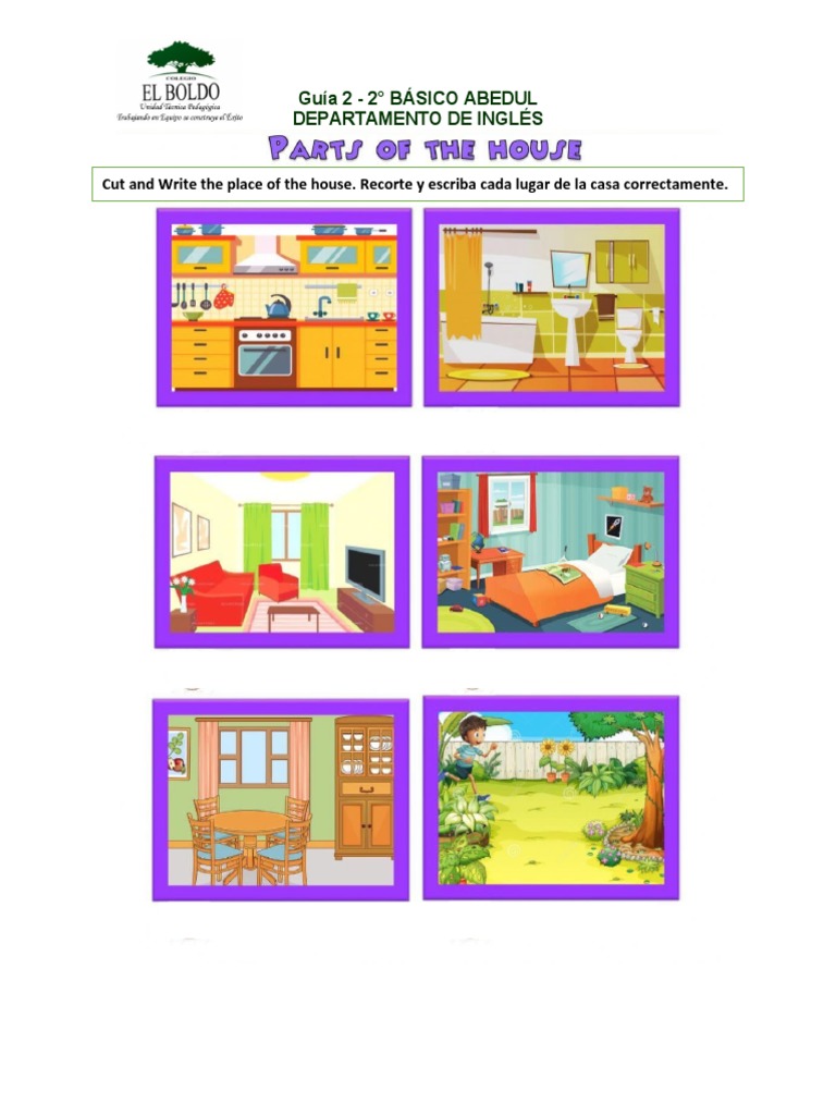 Guía de lugares en la casa | PDF