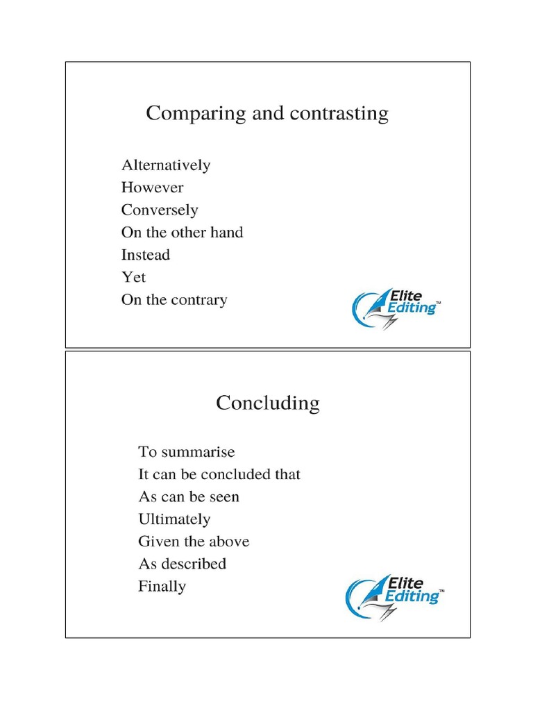 Ee Linking Words Flashcards 2 | PDF