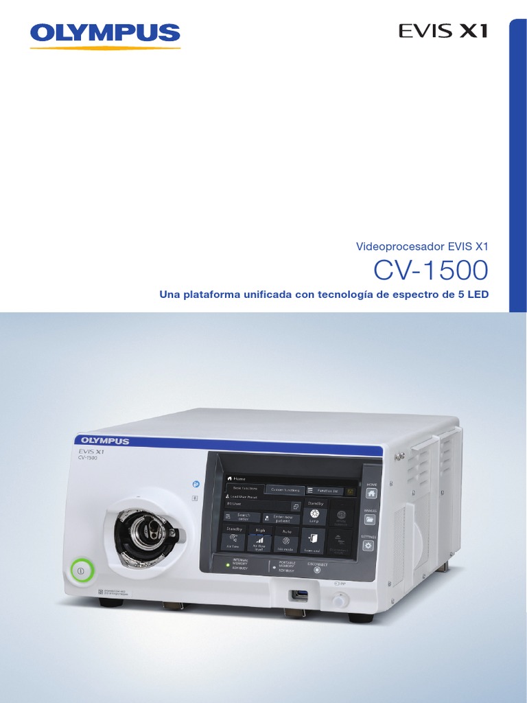 EVIS X1 CV-1500 Brochures and Flyers (Sellsheets) ES M00250ES 86643 | PDF