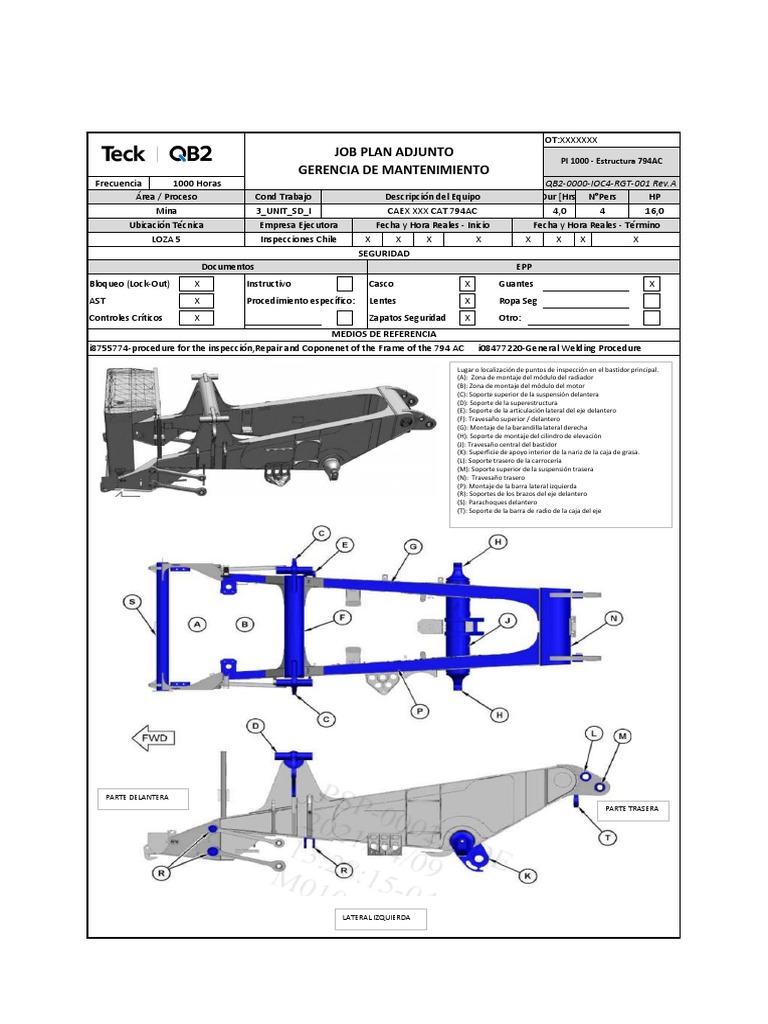 Pi-1000 Estructura Caex Muestra | PDF | Carros deportivos | Vehículos ...