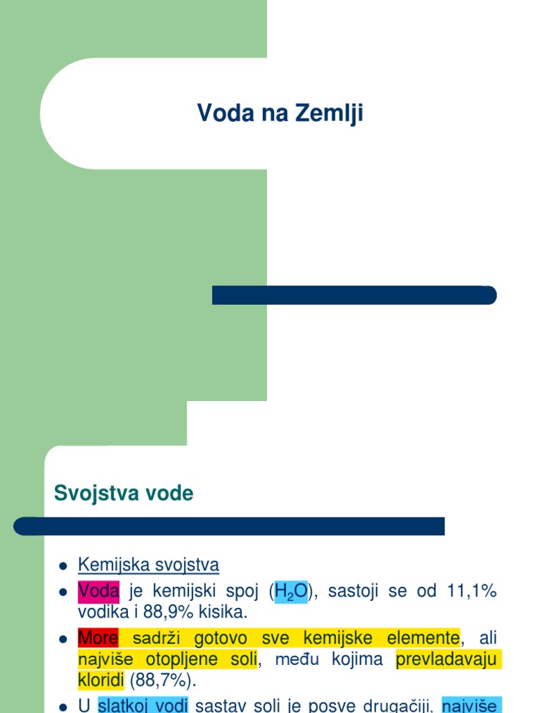 07 Voda Na Zemlji | PDF