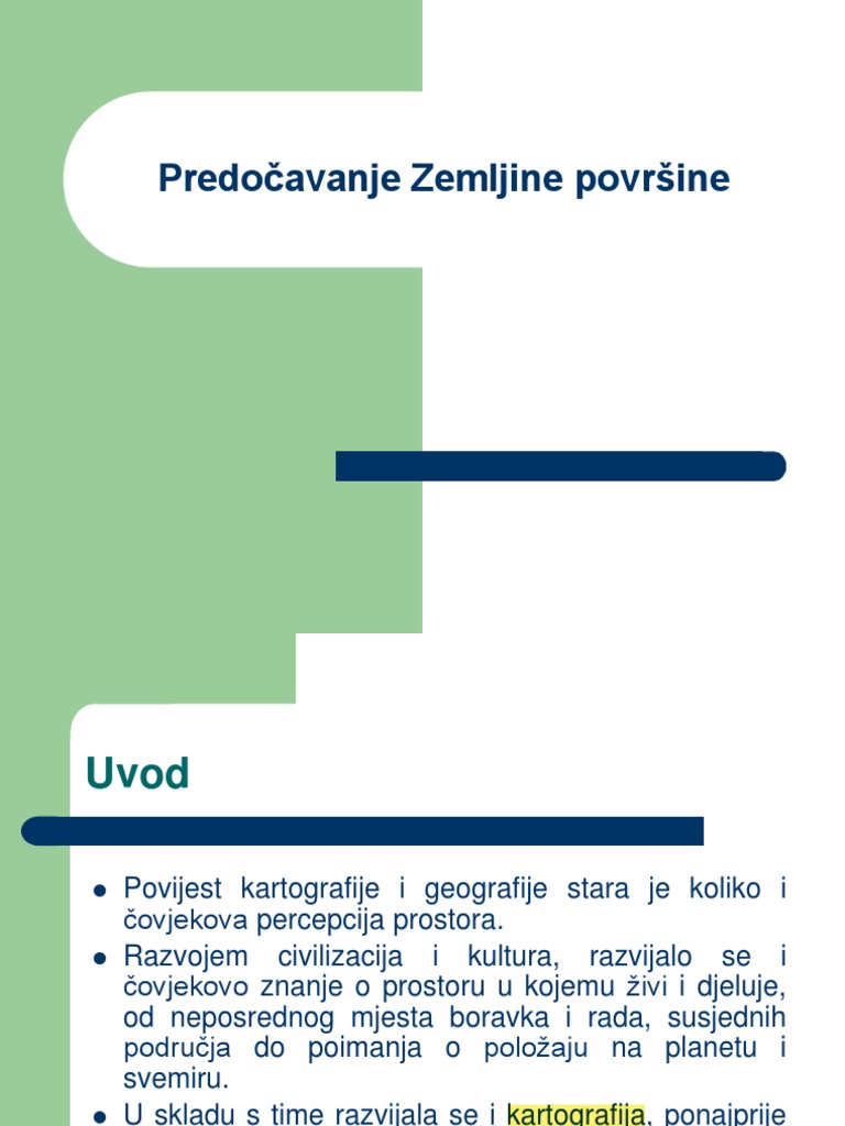 04 Predocavanje Zemljine Povrsine | PDF