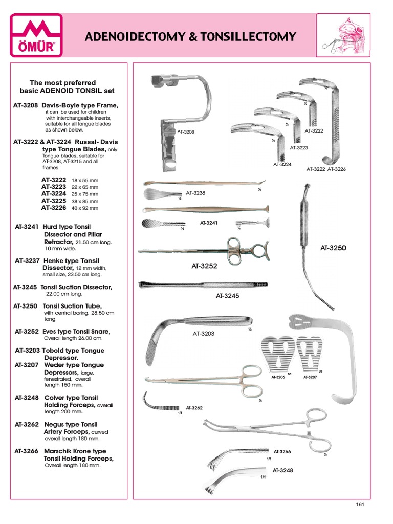 Adenoid Tonsil Set | PDF | Medical Equipment