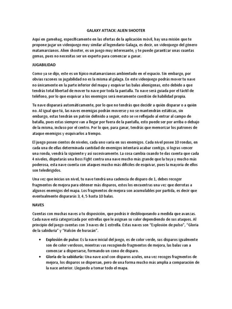 Alien Shooter | PDF
