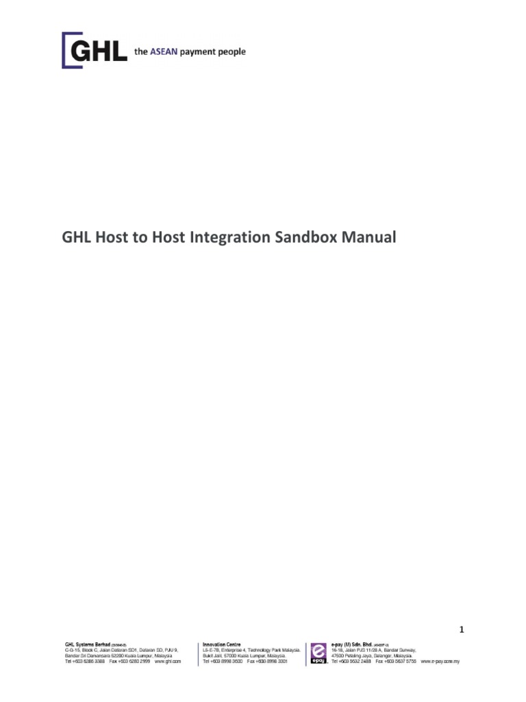 GHL Sandbox Manual | PDF
