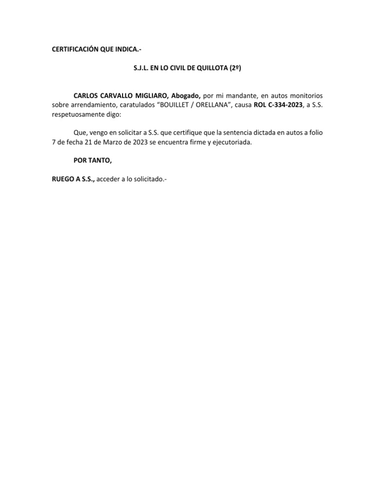 Certificacion Que Indica | PDF