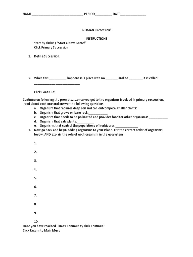 SUcession BIOMAN | PDF