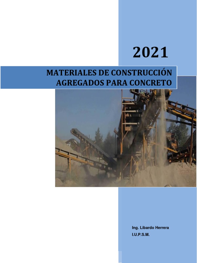Agregados para Concreto | PDF | Hormigón | Roca (geología)