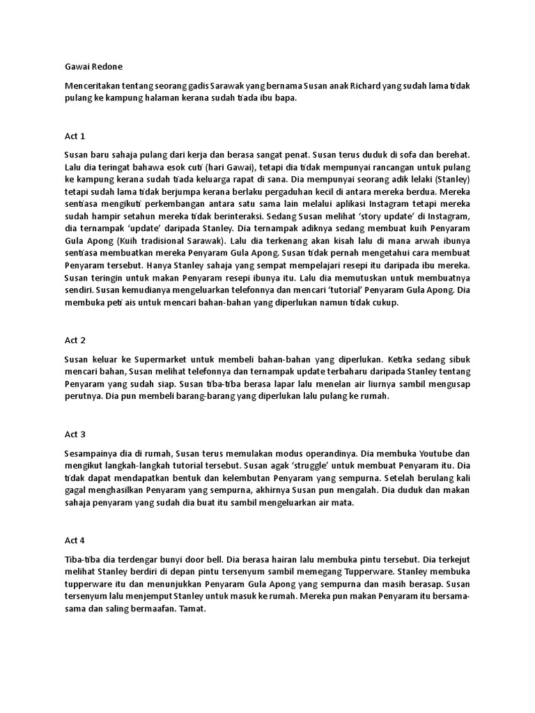 Gawai Redone | PDF