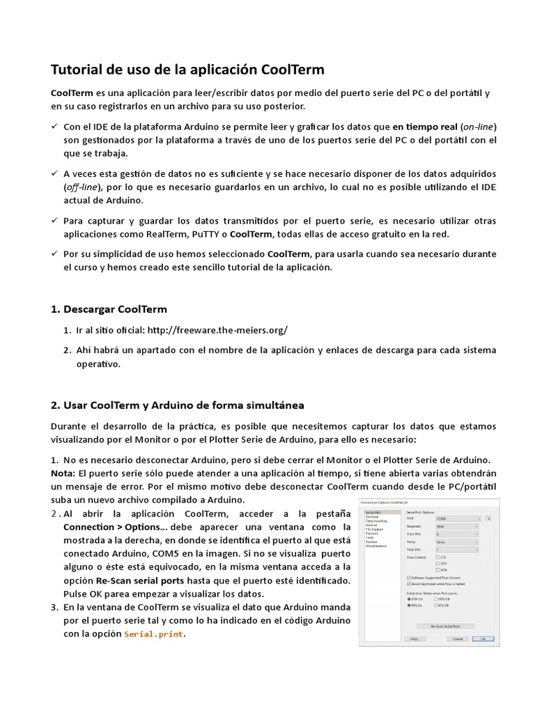 Tutorial CoolTerm | PDF