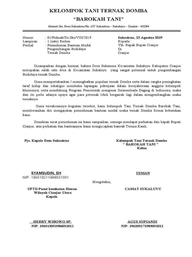 Proposal Domba Kemiskinan | PDF