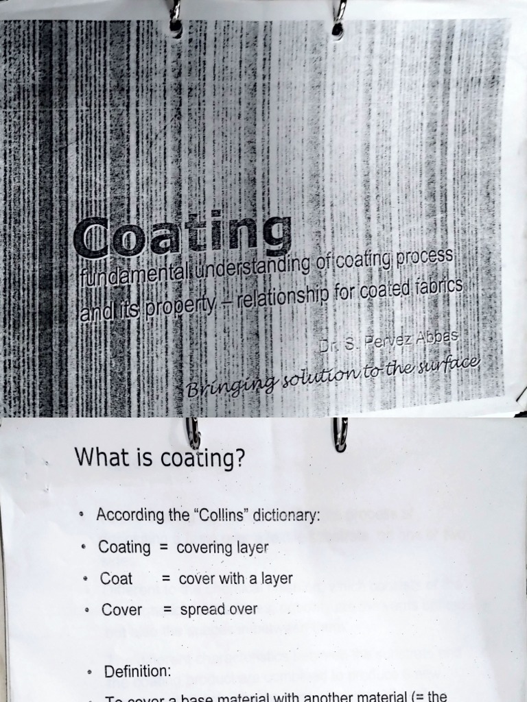 Coating | PDF
