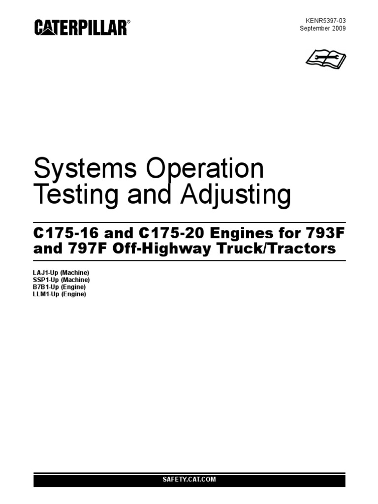C175 16-20 Syst Op T&A KENR5397-03-01-ALL | PDF | Internal Combustion ...