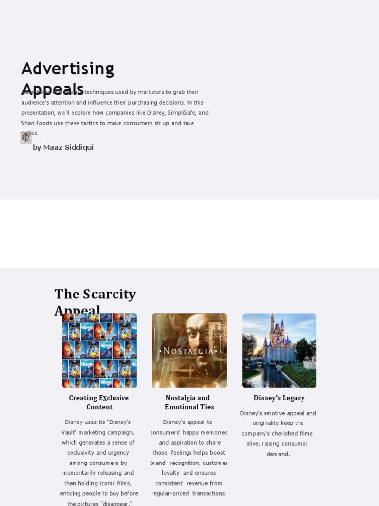 Effective Advertising Appeals Explained | PDF | Brand | Advertising