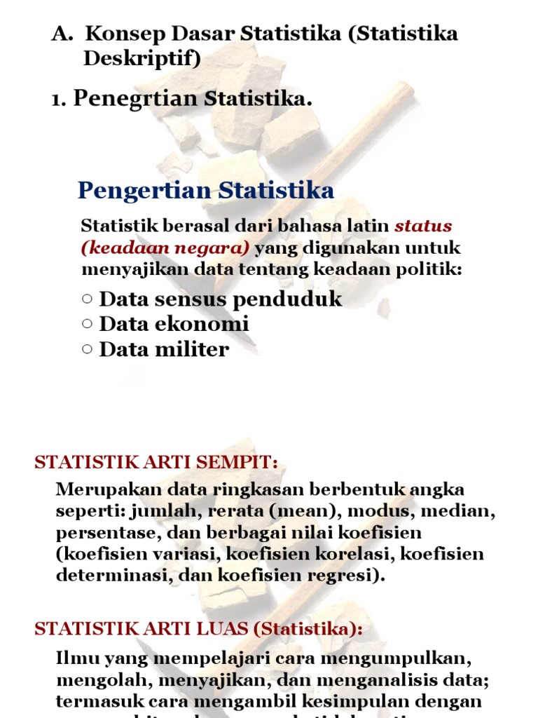 Konsep Statistika | PDF