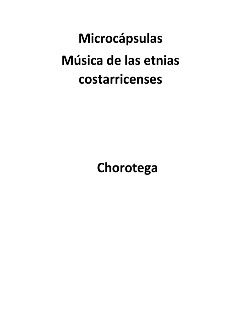 Chorotegas | PDF