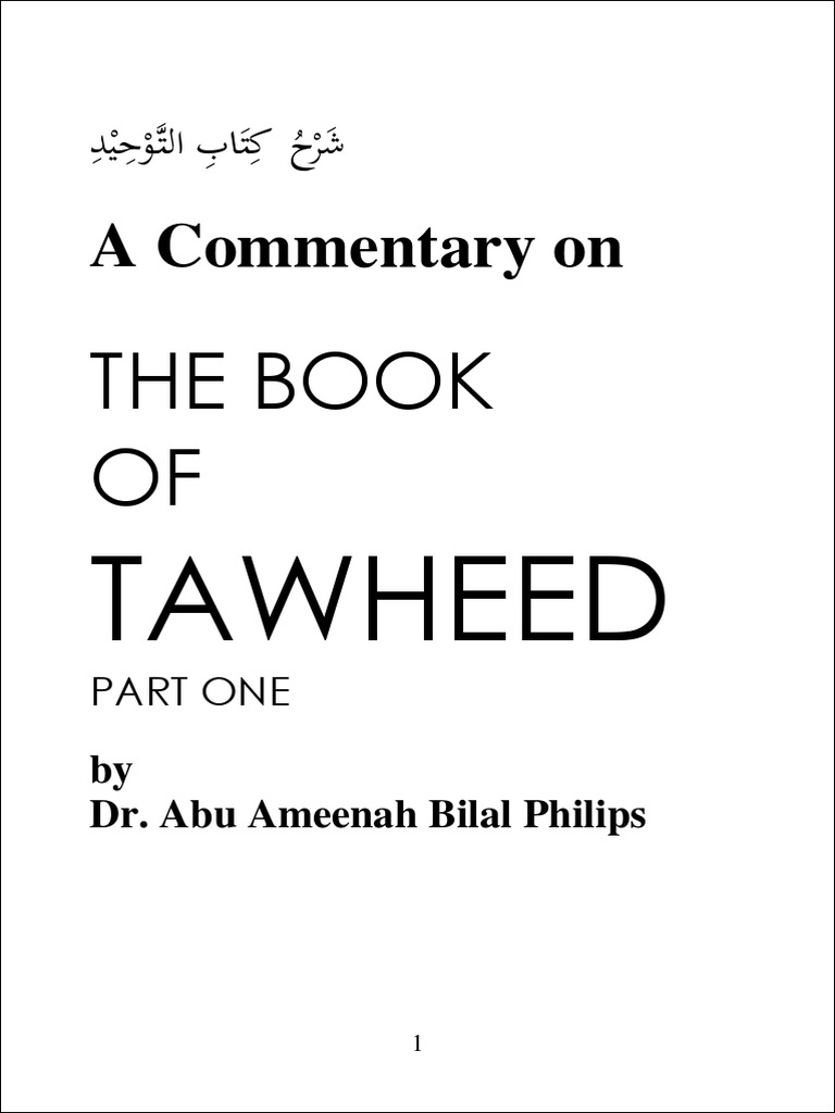 Kitaab At-Tawheed Complete - RESIZED | PDF | Tawhid | Muhammad