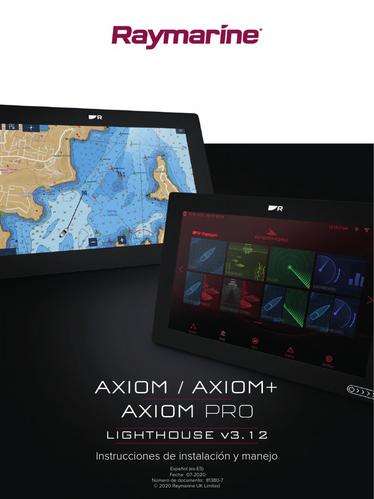 Axiom, Axiom+, Axiom Pro, LightHouse v3-12 Instrucciones de Instalación ...