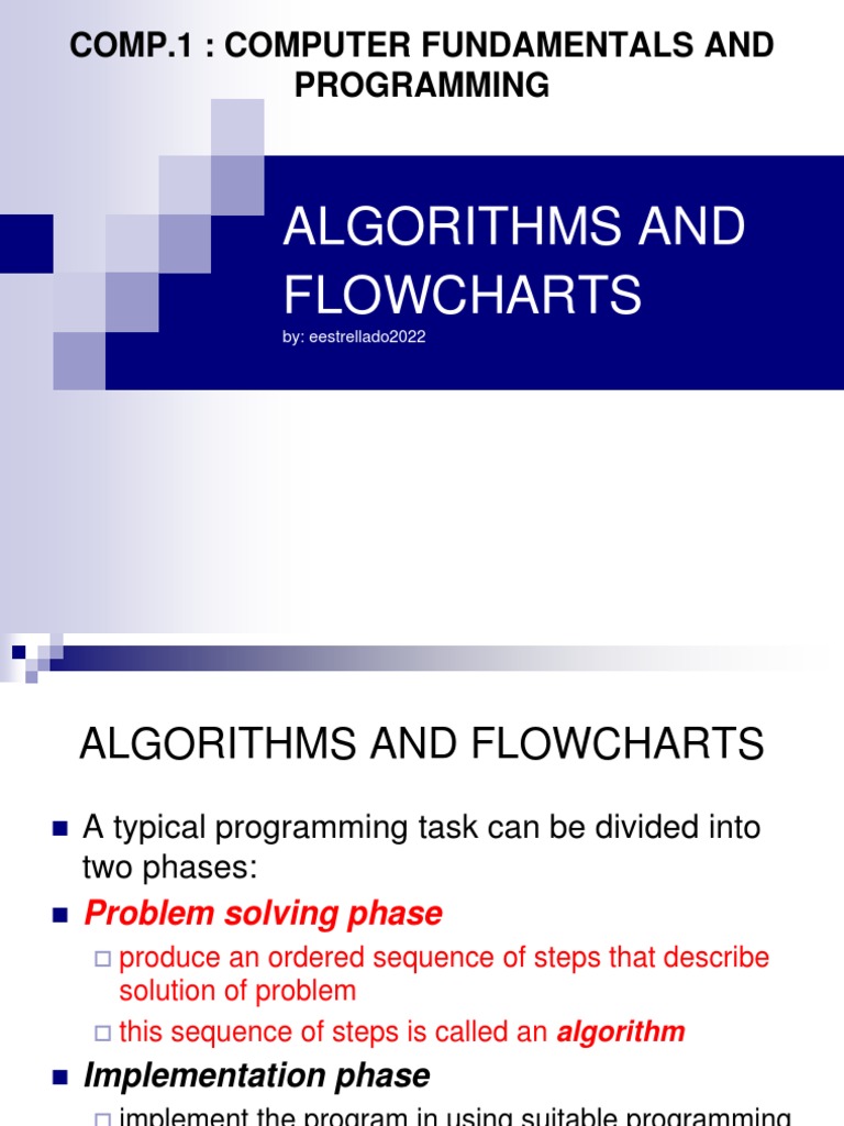 ALGORITH-FLOWCHART | PDF