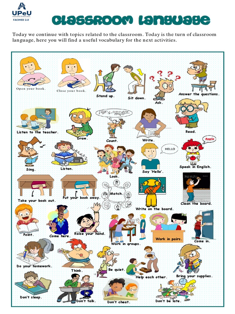 Classroom Language | PDF | Linguistics | Cognition