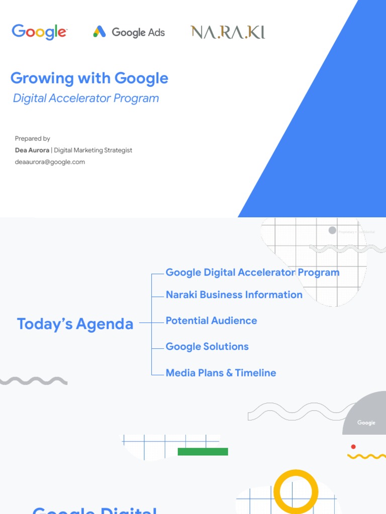 Growing With Google: Digital Accelerator Program | PDF | Digital ...