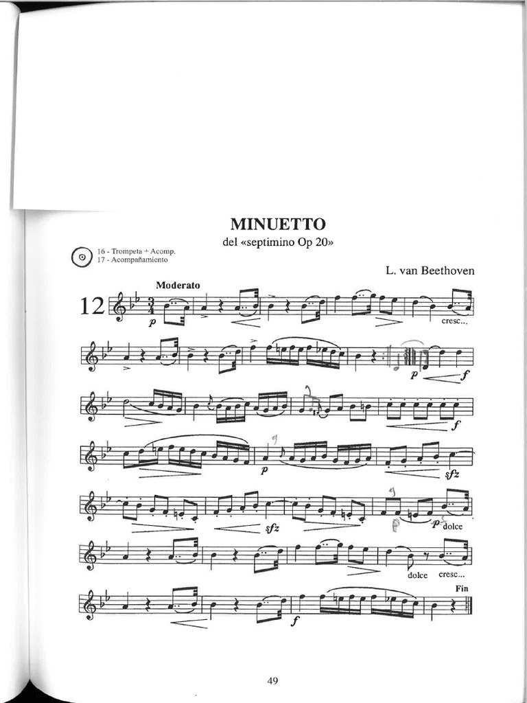 Minueto Beethoven | PDF